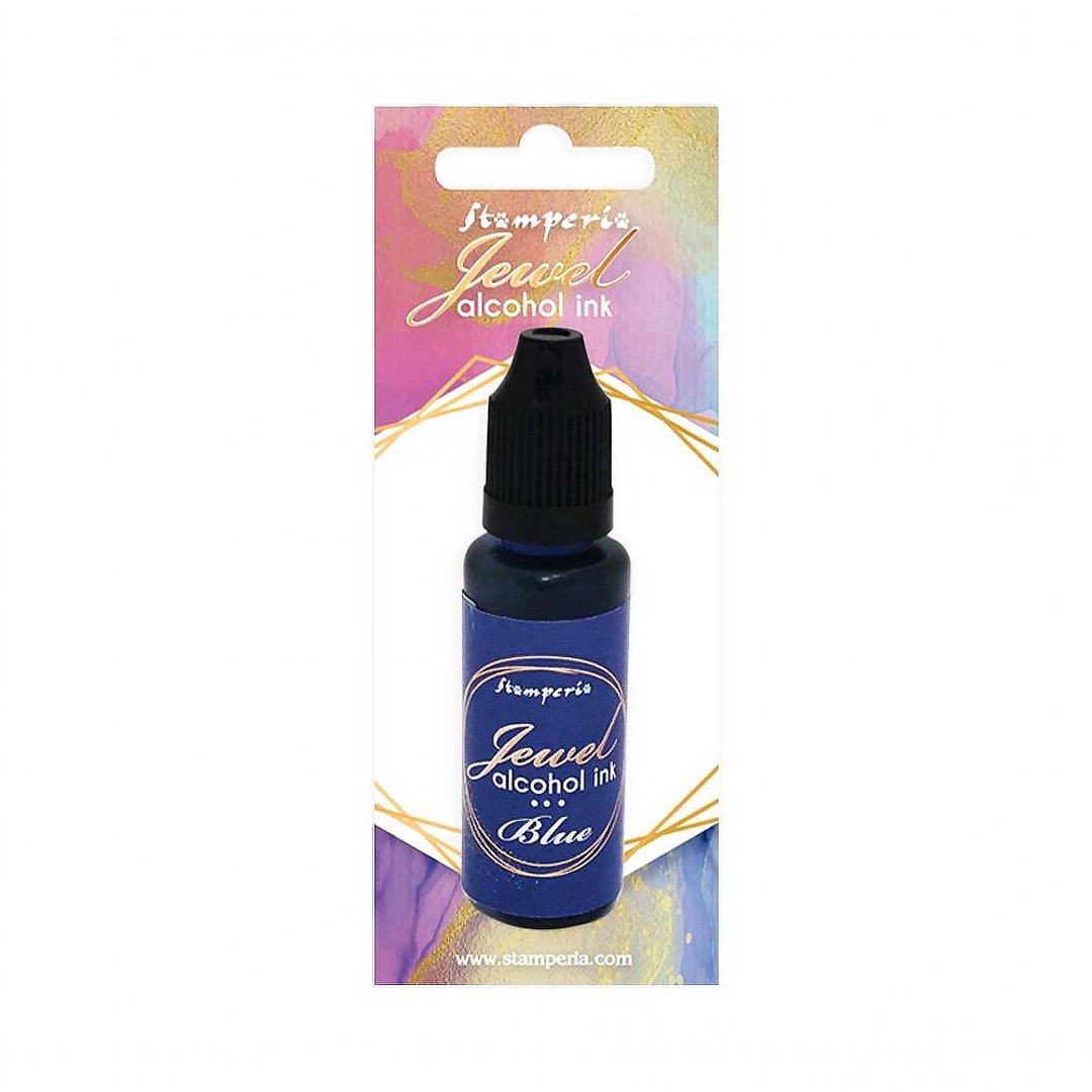 Stamperia, Tinta con alcohol Jewel, 18 ml, Tinta con alcohol azul ...