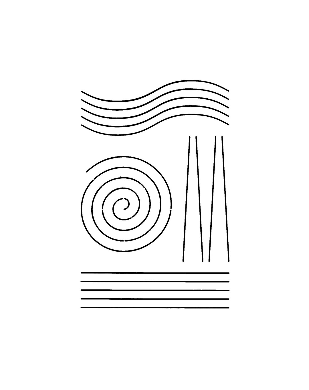 Really Great Stencils, Lettering Guide 1 Stencil, 6x9", Lines for ...