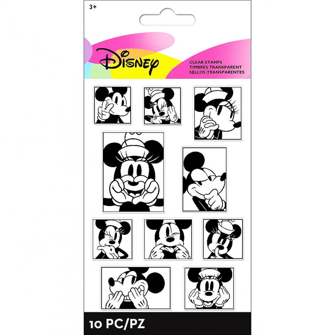EK Success Disney Mickey Mouse & Friends Clear Stamps | Etsy