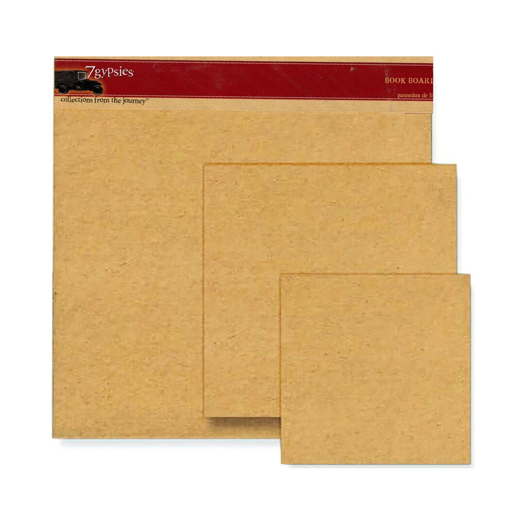 7 Gypsies, Book Board, Heavyweight Board, Multi Pack, Assorted 3 Sizes ...