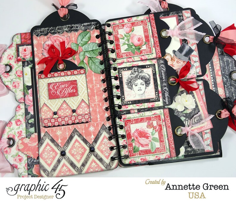 Graphic 45 Mon Amour Cling Rubber Stamps Set 3 Love - Etsy