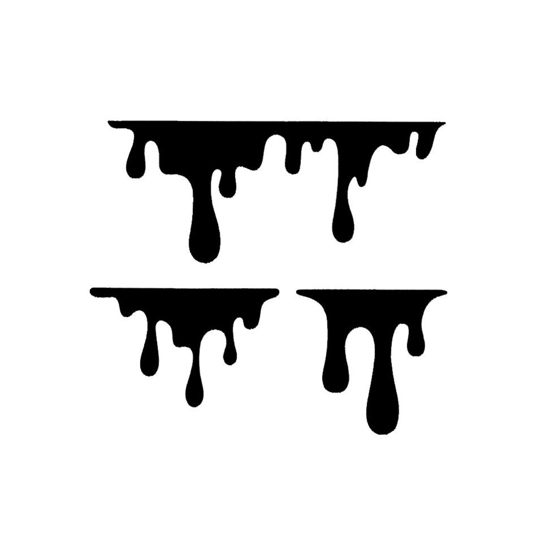 Really Great Stencils, Mini, Dripping 3 Stencil, 3x3', Reusable, Liquid ...