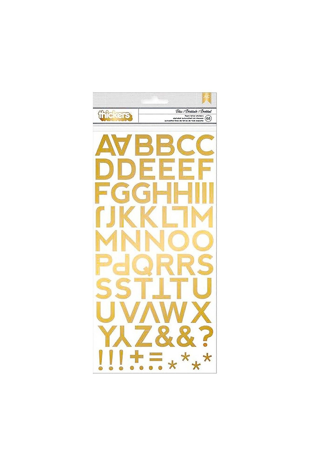 Pink Paisley, Citrus Bliss, Alphabet Stickers, Gold Metallic Letters ...
