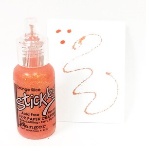 Ranger, Stickles Glitter Glue, Orange Slice Glitter Glue, Orange ...
