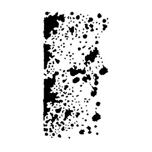 Really Great Stencils, Dust Bin Stencil, 3.5" X 7", Peeling Paint ...