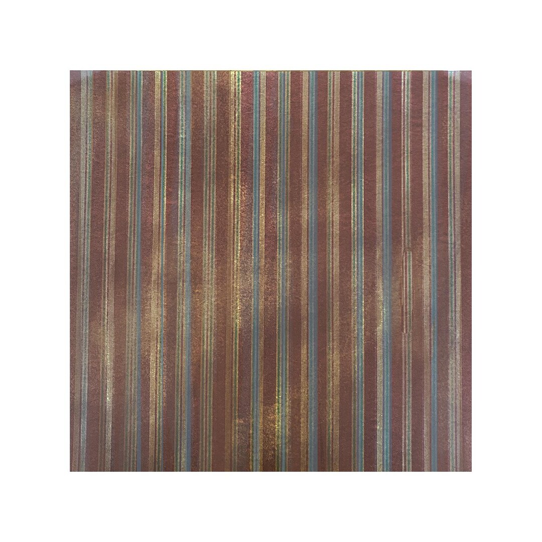 7 Gypsies, Creme Stripe Cardstock, Brown Stripes, Lines, 2 X Single ...