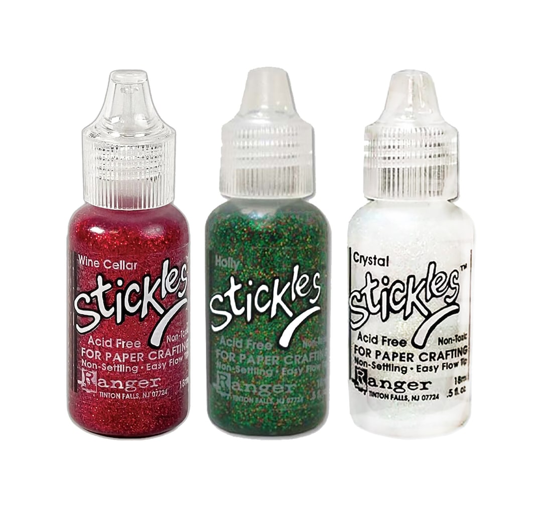 Ranger, Stickles Glitter Glue, 3 Colors, Christmas Set Two, Wine Cellar ...