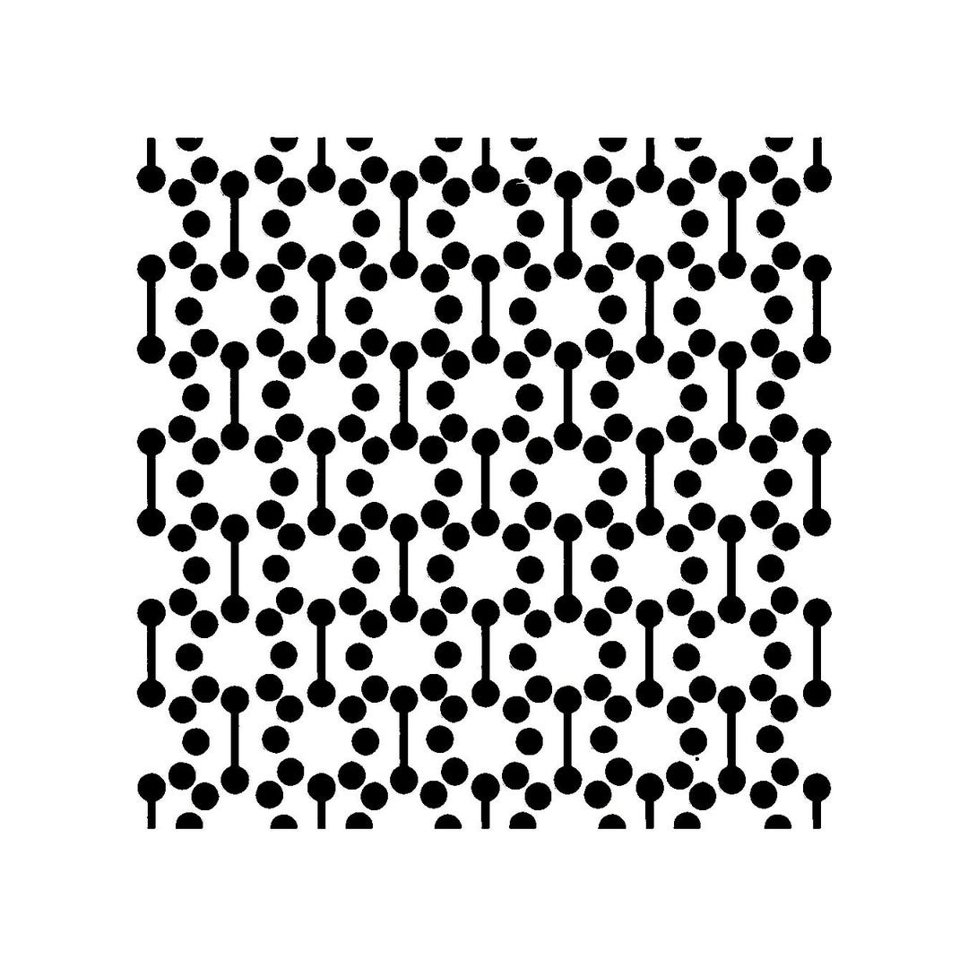 Really Great Stencils, Connect the Dots Stencil, 6"x6', Background ...