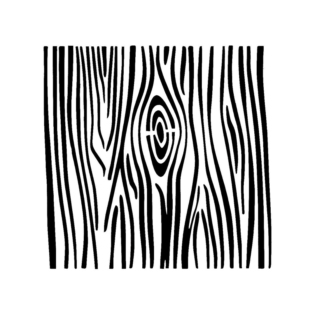 Really Great Stencils, Woodgrain Pattern Stencil, 6.2x6.2", Background ...