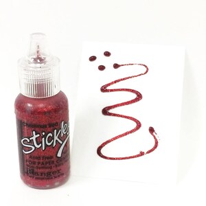 Ranger, Stickles Glitter Glue, Christmas Red Glitter Glue, Red Glitter ...