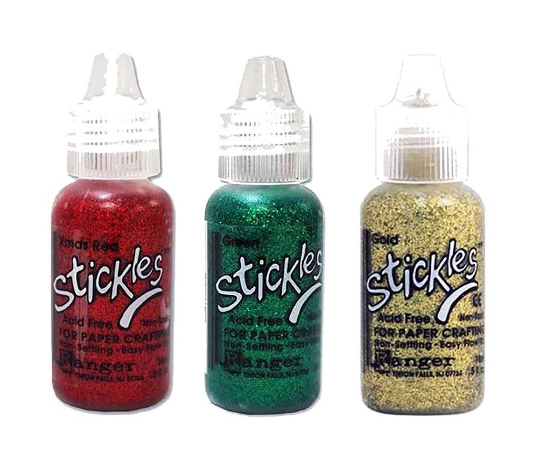 Ranger, Stickles Glitter Glue, 3 Colors, Christmas Colors, Set One, Red ...