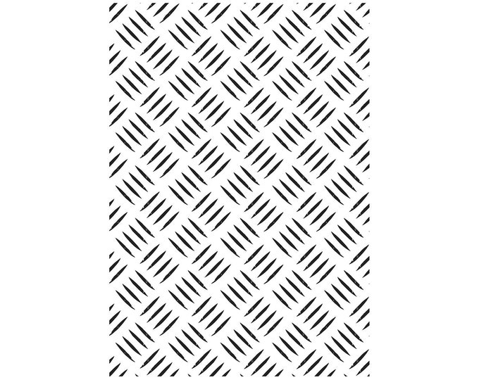 Kaisercraft, Embossing Folder 4x6", Diamond Plate, Grid Marks Texture ...