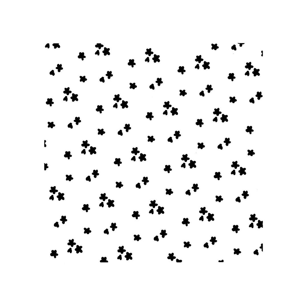 Carta Bella, Small Flower Stencil, 6x6", Flowers Stencil, Summertime ...