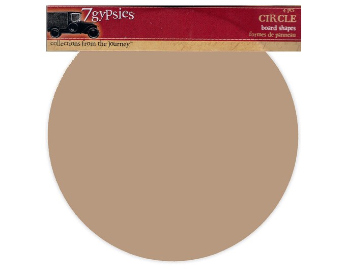7 Gypsies, Circle Board Shapes, Heavyweight Board, Round Chipboard ...