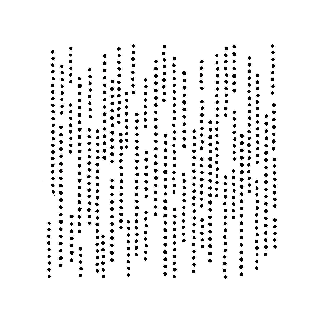 Really Great Stencils, Dot Matrix Stencil, 6x6", Background, Speckles ...