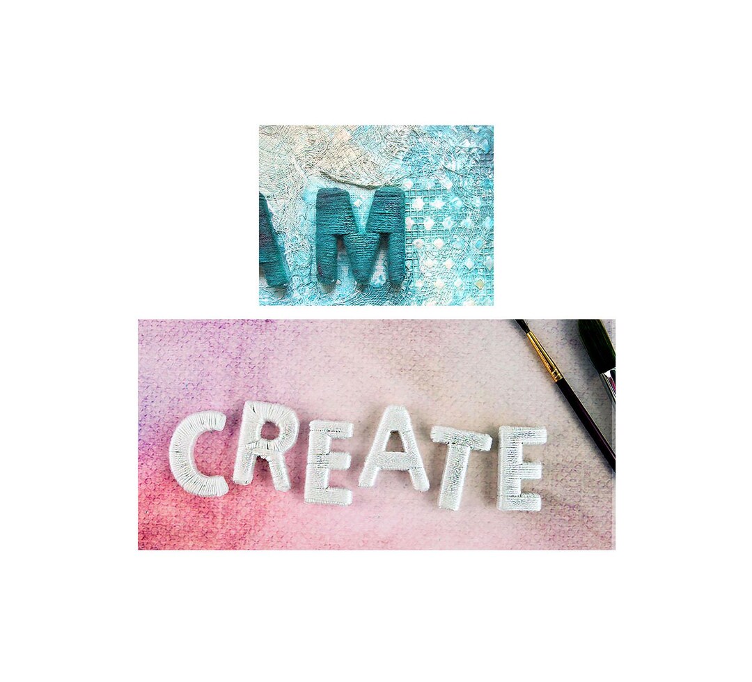 Prima, Jamie Dougherty, Bloom, Thread Letters, Create, Chunky Letters ...