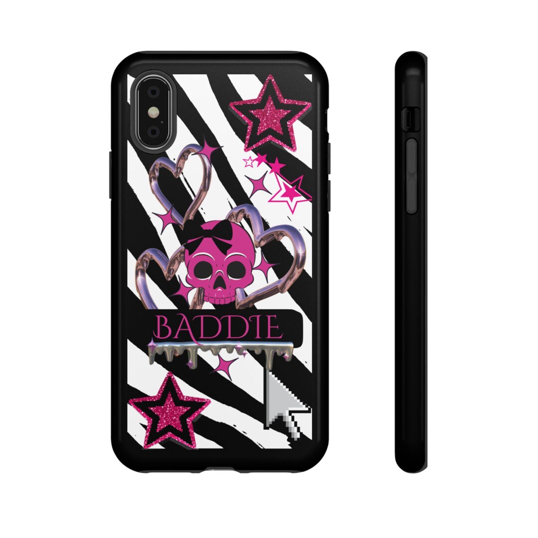 Black and White Phone Cases | Y2K Phone Case | Unique Phone Case | Pink ...