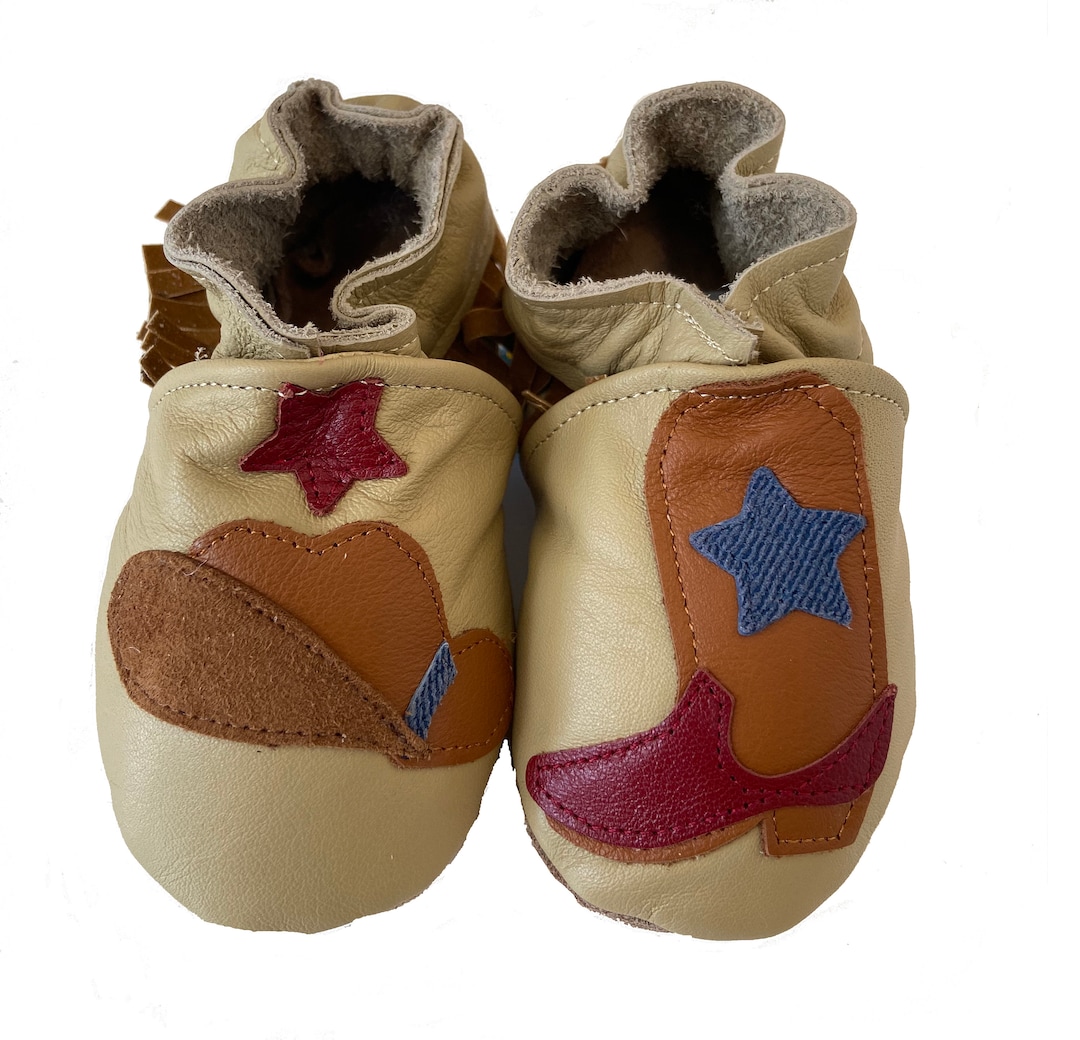 Buckaroo (baby Shoes in All-natural Leather) - Etsy
