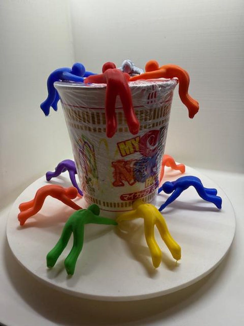 Noodle Stopper Figure for Cup of Noodles Noodle Topper - Etsy