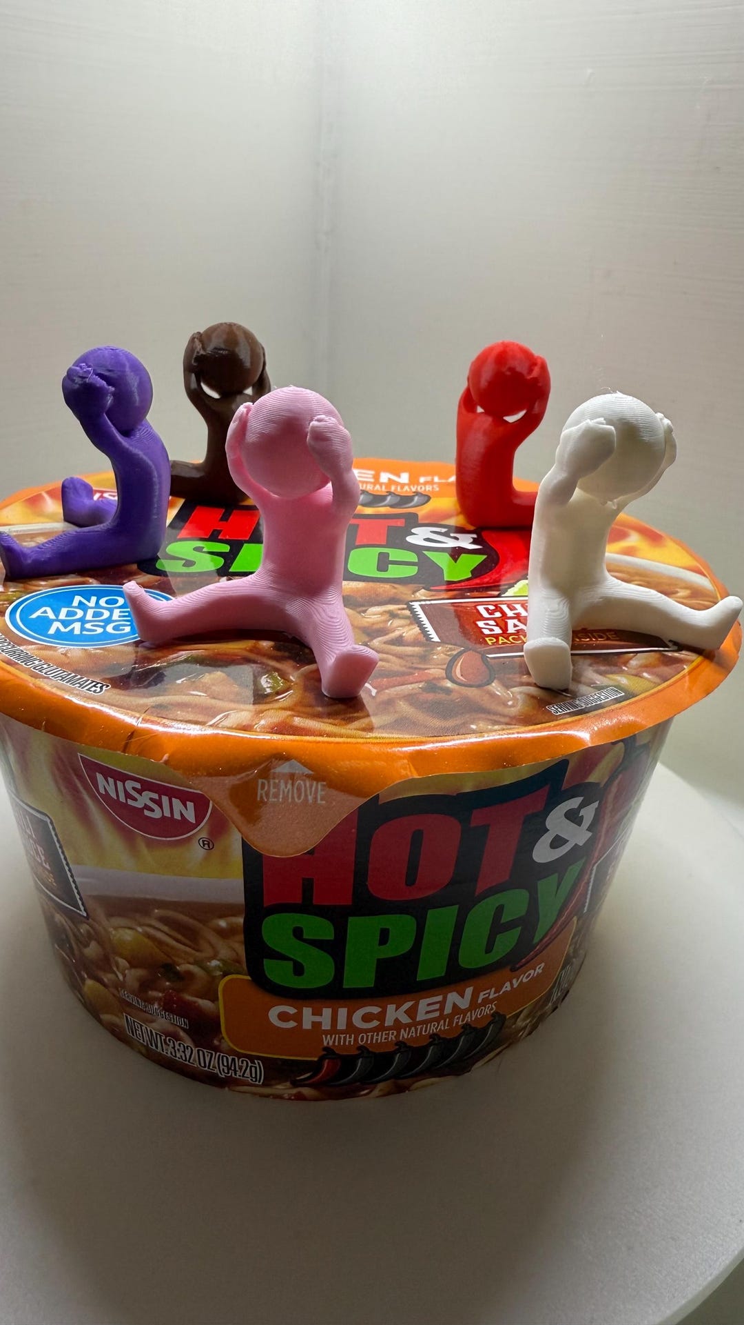 Noodle Stopper Figure Cup of Noodles Hear No Evil - Etsy