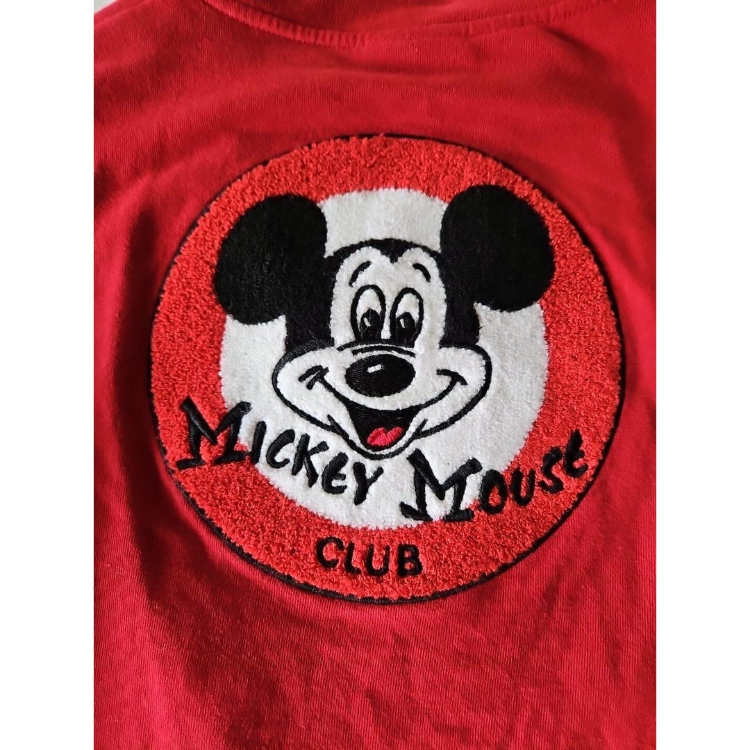 Disney Parks Mickey Mouse Club Varsity Jacket Mouseketeers 3-D LOGO ...