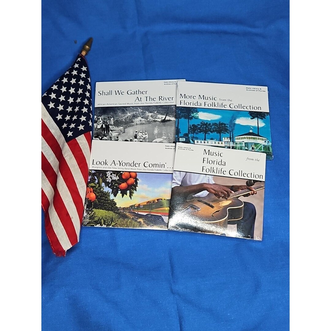 Set Florida Folklife Collection Music Cds Look A-yonder Comin' Shall We ...