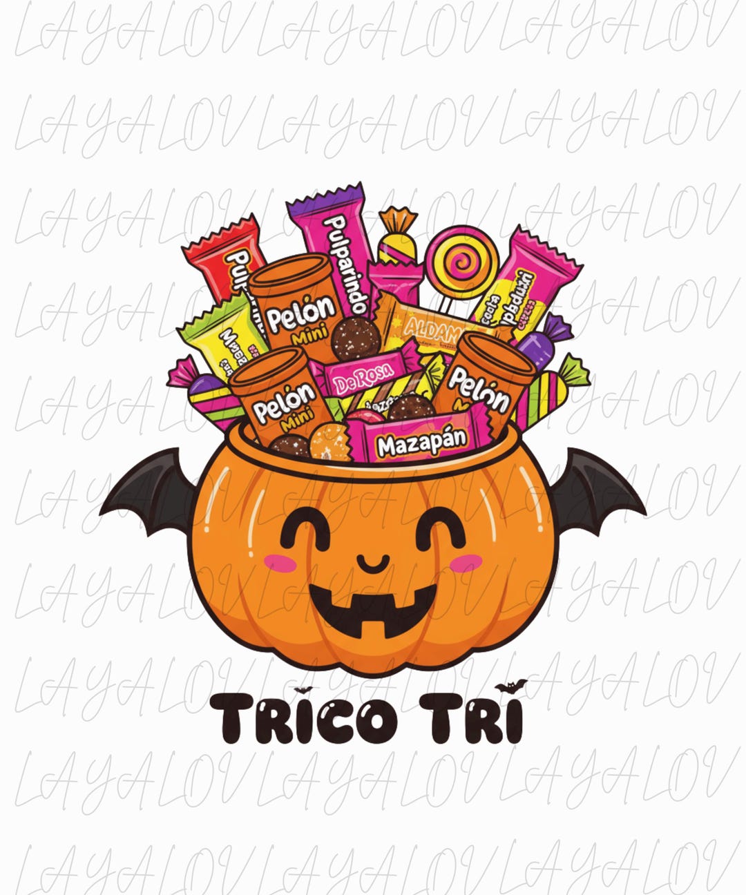 Trico Tri PNG | Hispanic Halloween Candy Clipart | Mexican Candy Design ...