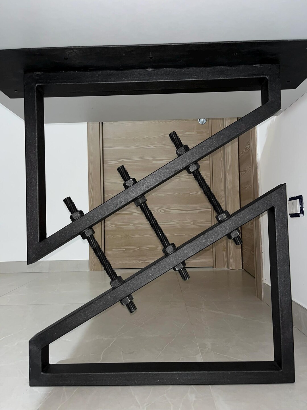 Industrial-style Desk Legs – Unique & Sturdy Design for Your Space - Etsy