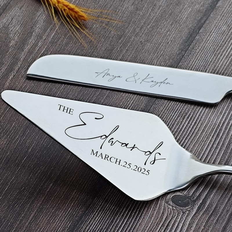 Wedding Cake Knives Gold - Etsy