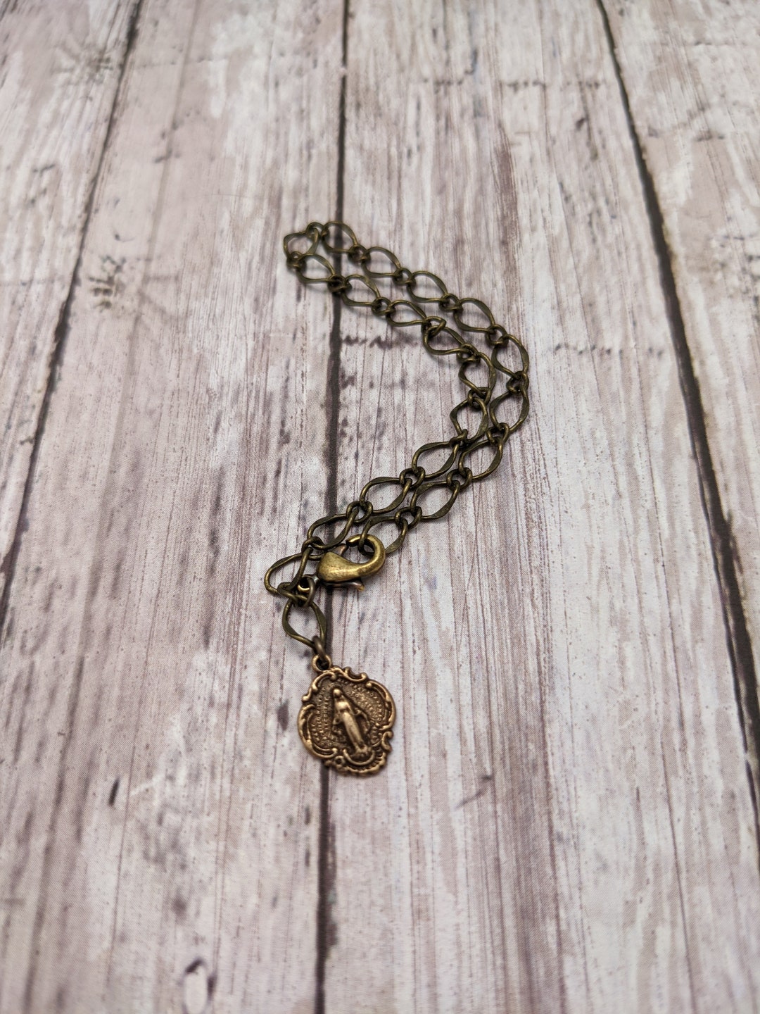 Chain of Mary - Marian Consecration Bracelet - Antique Bronze ...