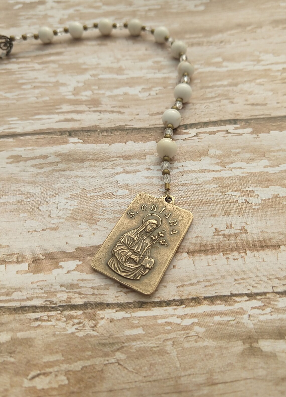 St. Francis of Assisi Catholic Pocket Rosary chaplet in - Etsy