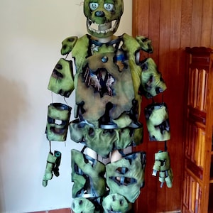 Fnaf Cosplay Springtrap Costume Full Body (on Request) - Etsy