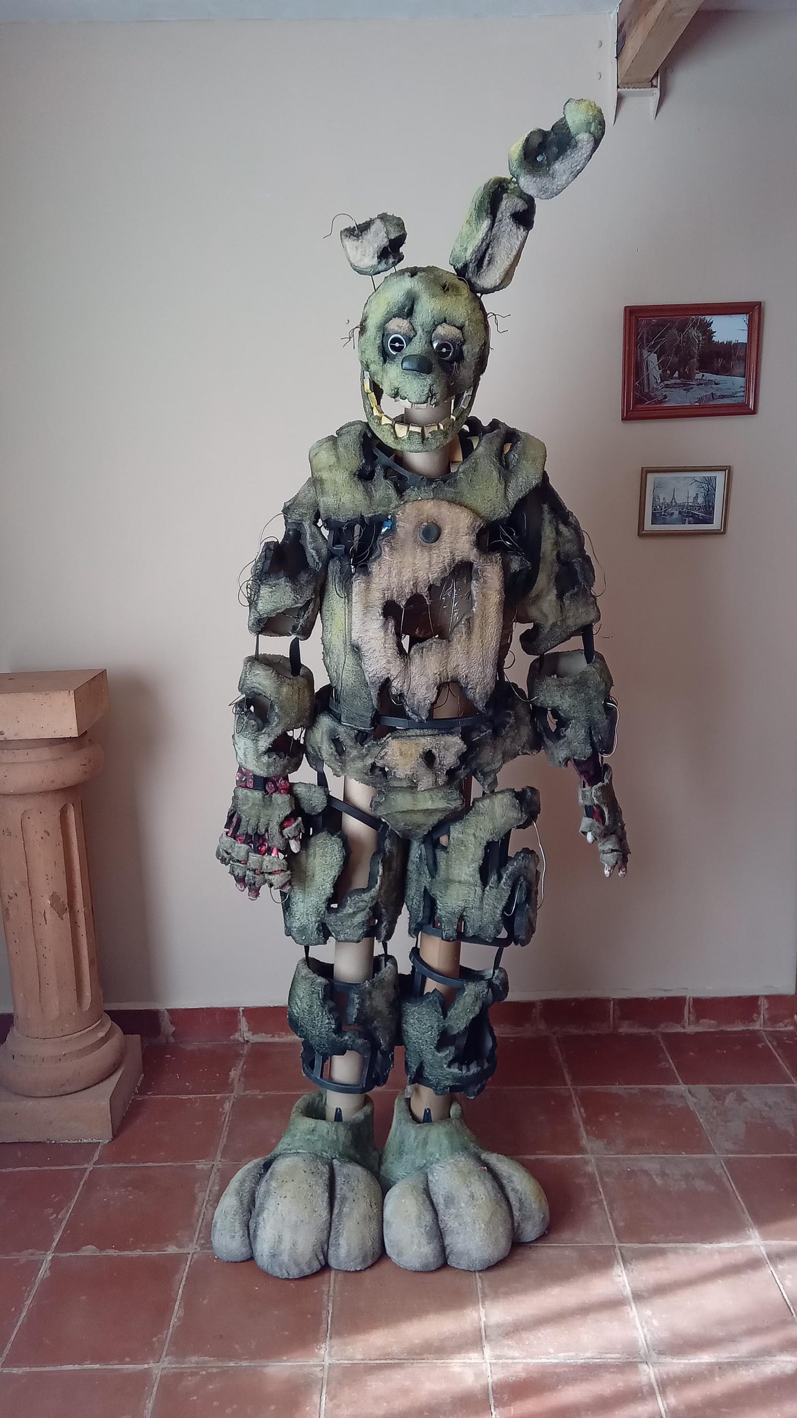 Fnaf Cosplay Springtrap Costume Full Body (on Request Pls!!!) - Etsy