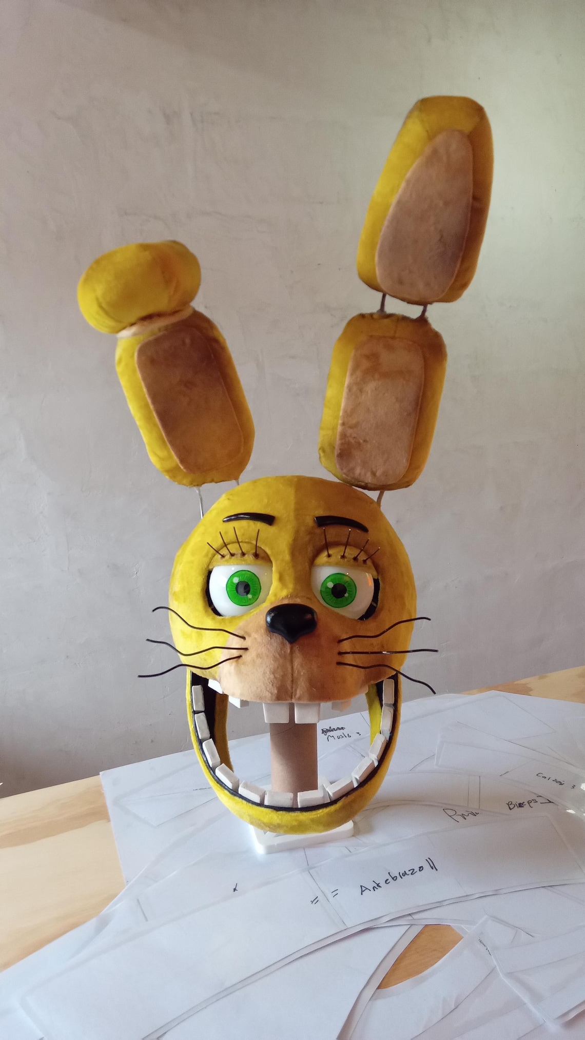 Game Friendly Springbonnie Mask Fnaf Cosplay - Etsy