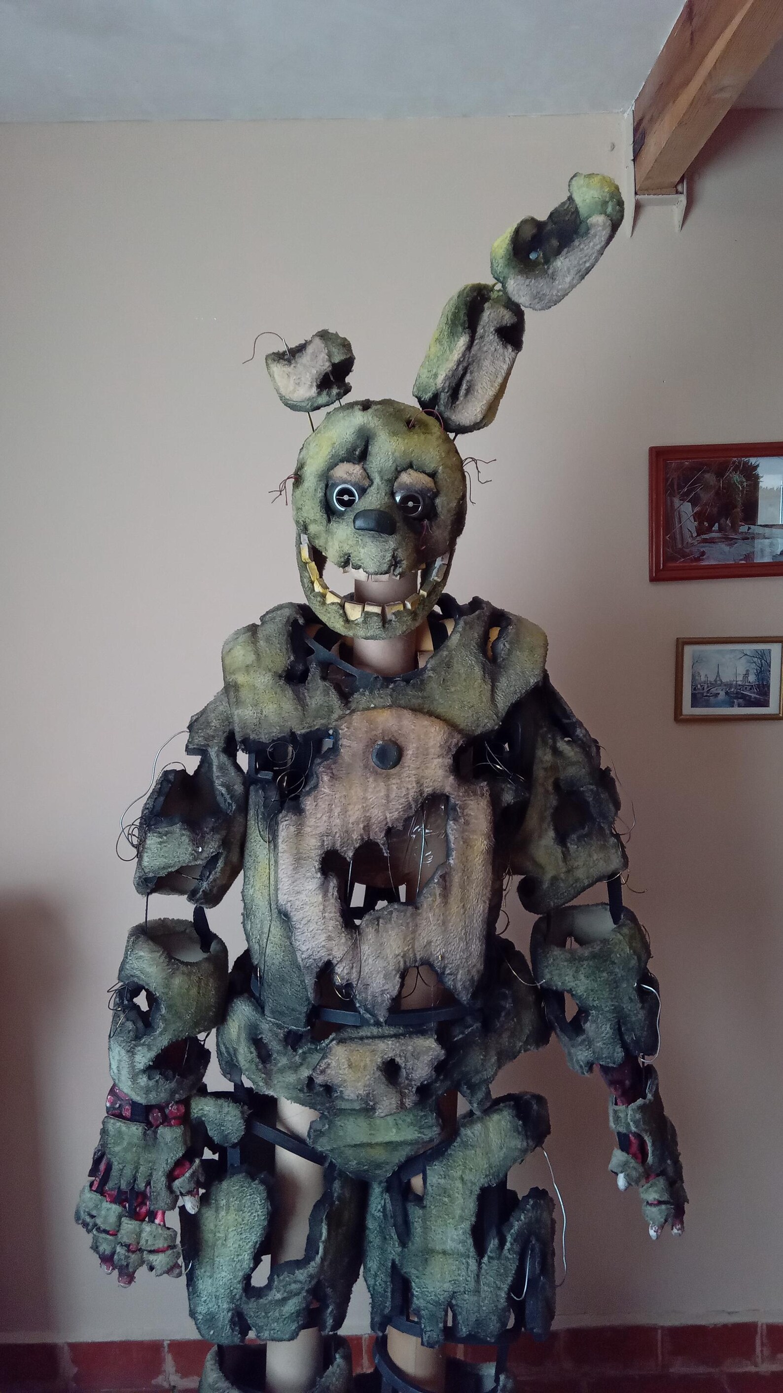 Fnaf Cosplay Springtrap Costume Full Body (on Request Pls!!!) - Etsy