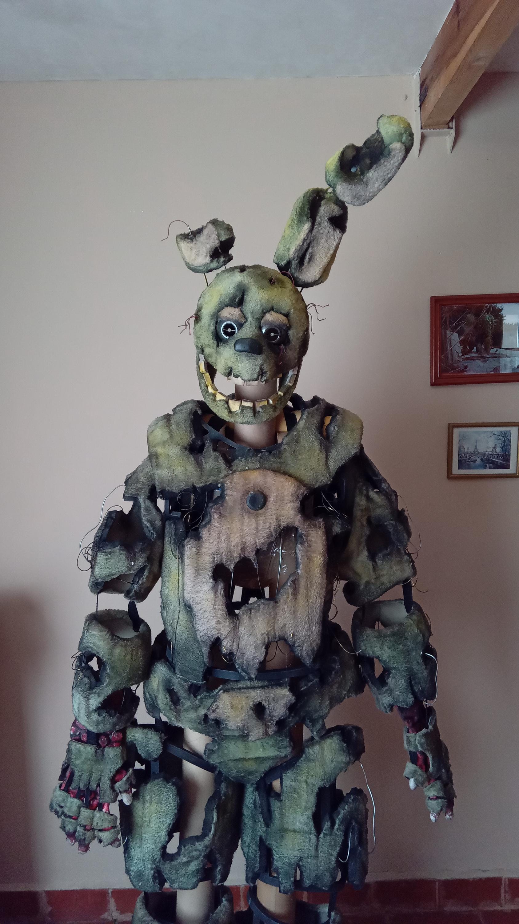 Fnaf Cosplay Springtrap Costume Full Body (on Request Pls!!!) - Etsy