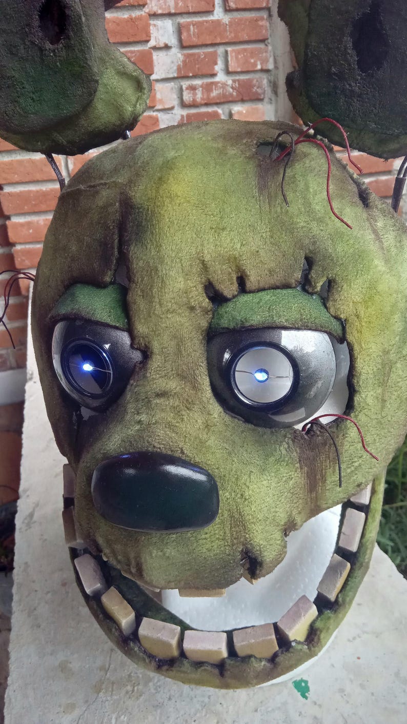 Game Springtrap mask Fnaf cosplay - Etsy México