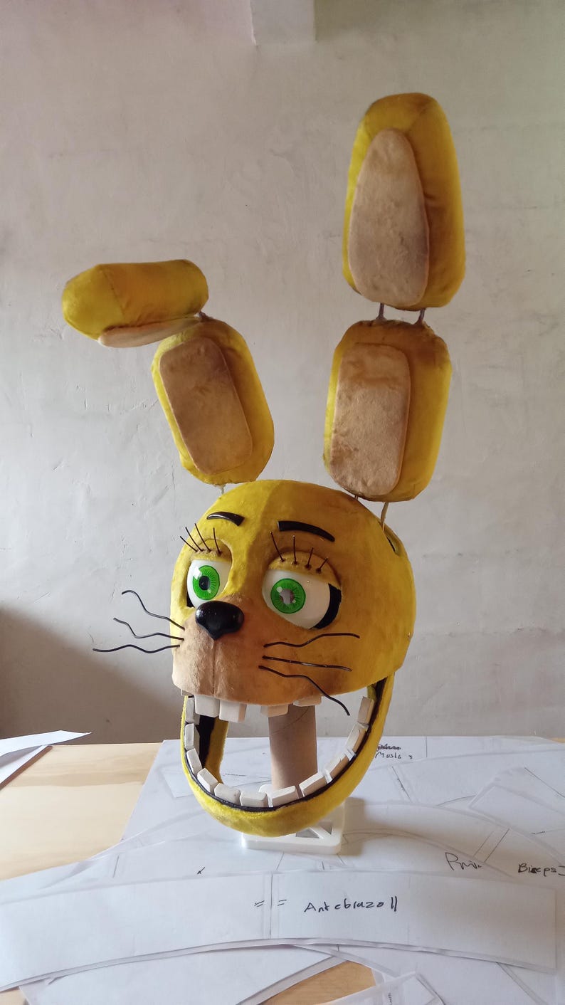 Game Friendly Springbonnie Mask Fnaf Cosplay - Etsy
