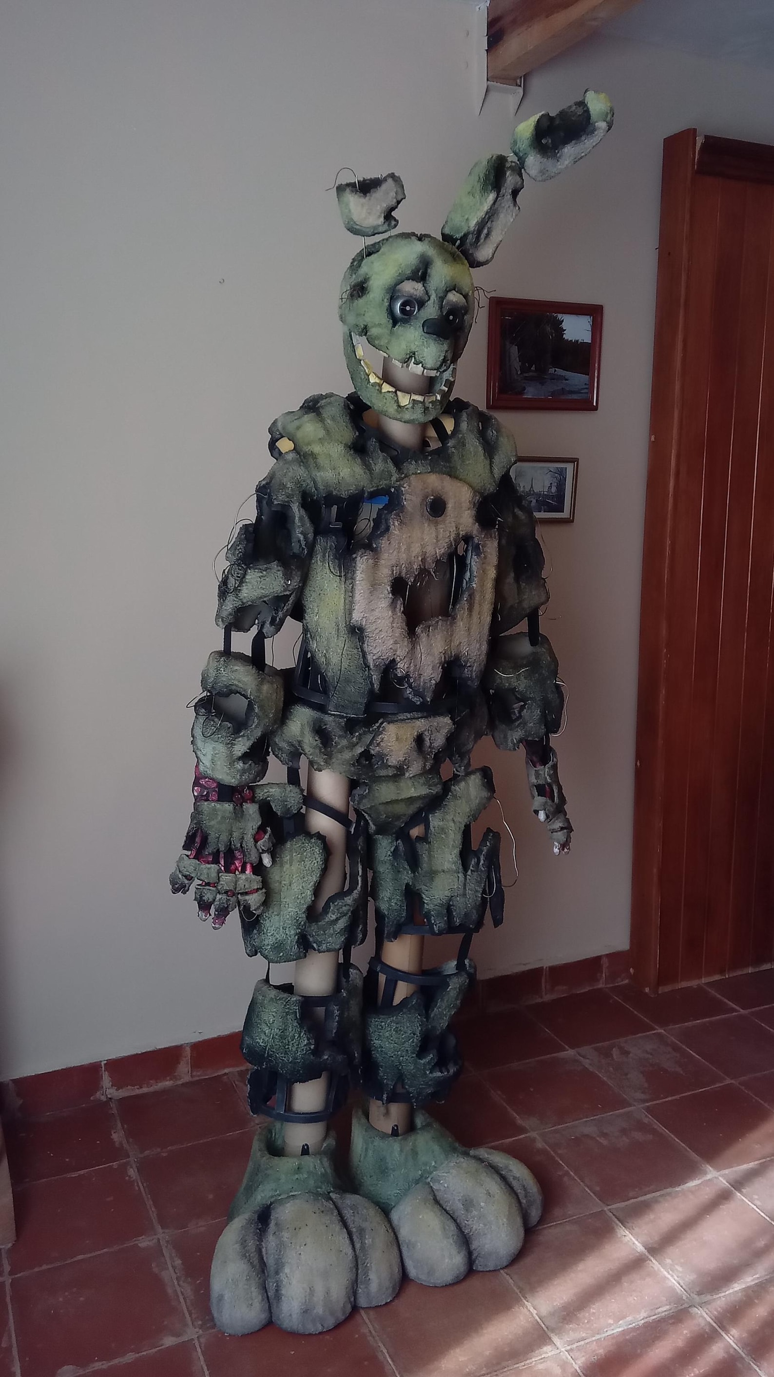 Fnaf Cosplay Springtrap Costume Full Body - Etsy