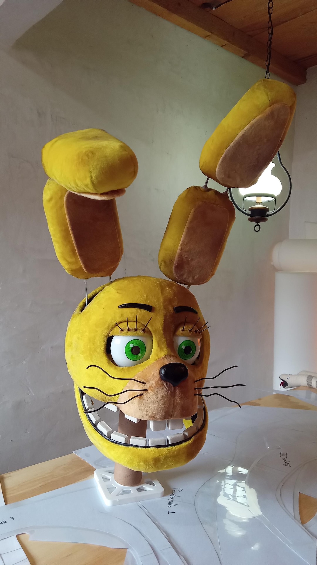 Game Friendly Springbonnie Mask Fnaf Cosplay - Etsy