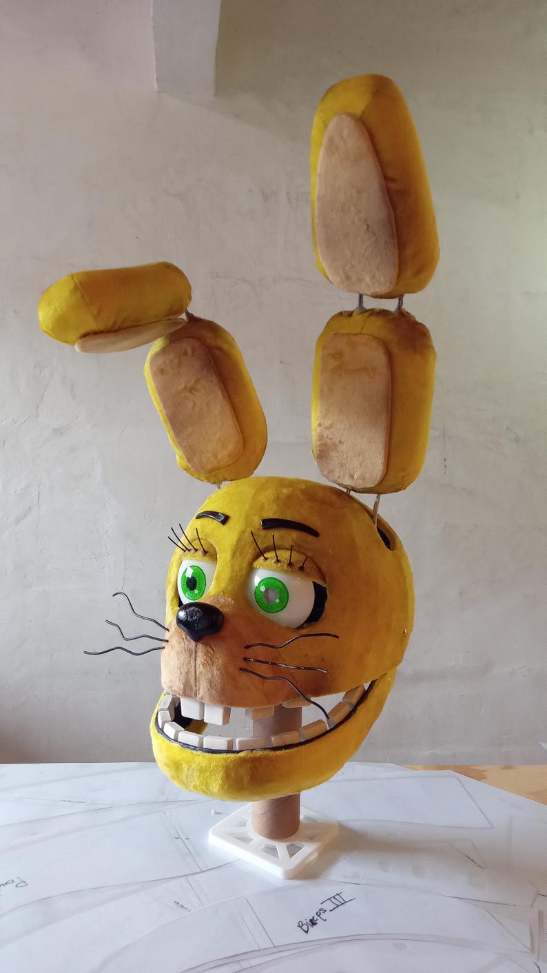 Game Friendly Springbonnie Mask Fnaf Cosplay - Etsy