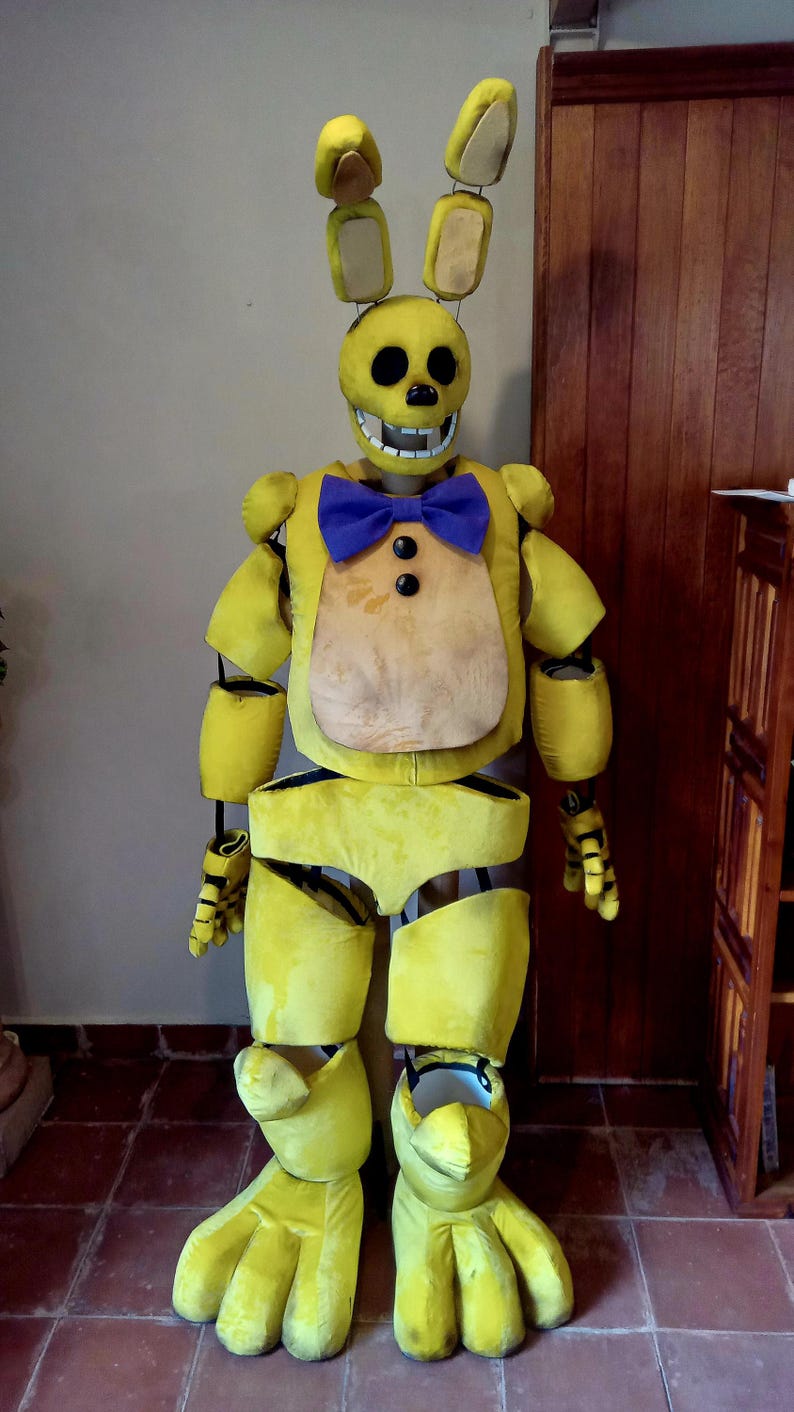 FNaF Cosplay Spring Bonnie Ganzkörperkostüm (auf Anfrage) - Etsy.de