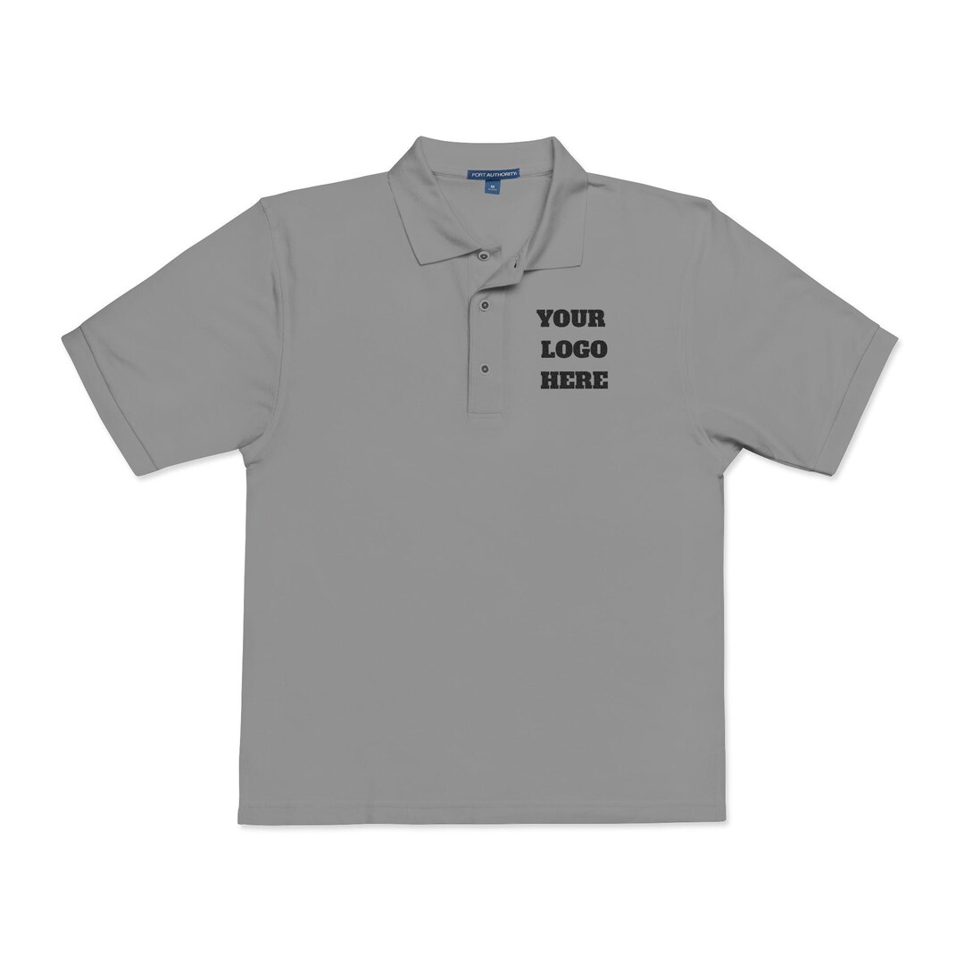 Embroidered Business Logo Polo Shirt, Custom Company Name Uniform ...