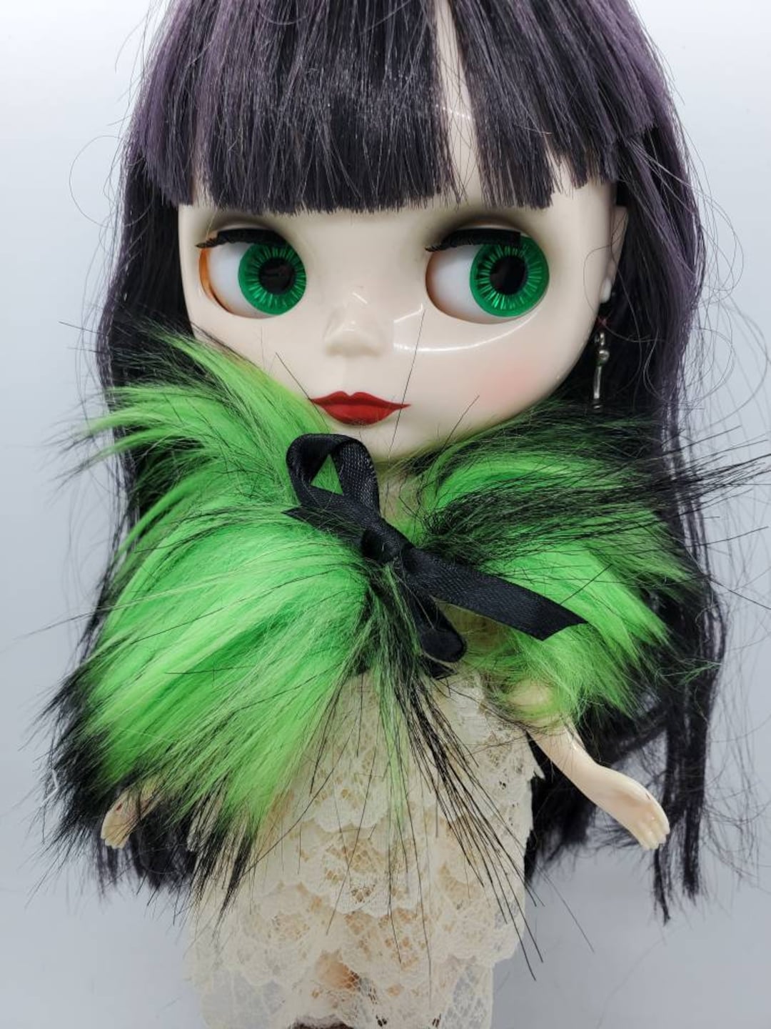 Super Fuzzy Wolf Fur Stole for Blythe - Etsy