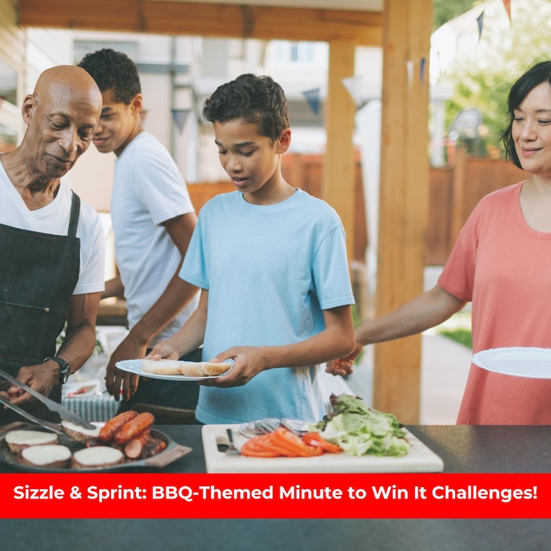 BBQ Minute to Win It Games for Family & Kids – Backyard Barbecue Party ...