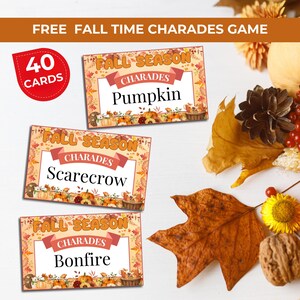 Printable Fall Minute to Win It Games for Kids & Adults | Autumn Party ...