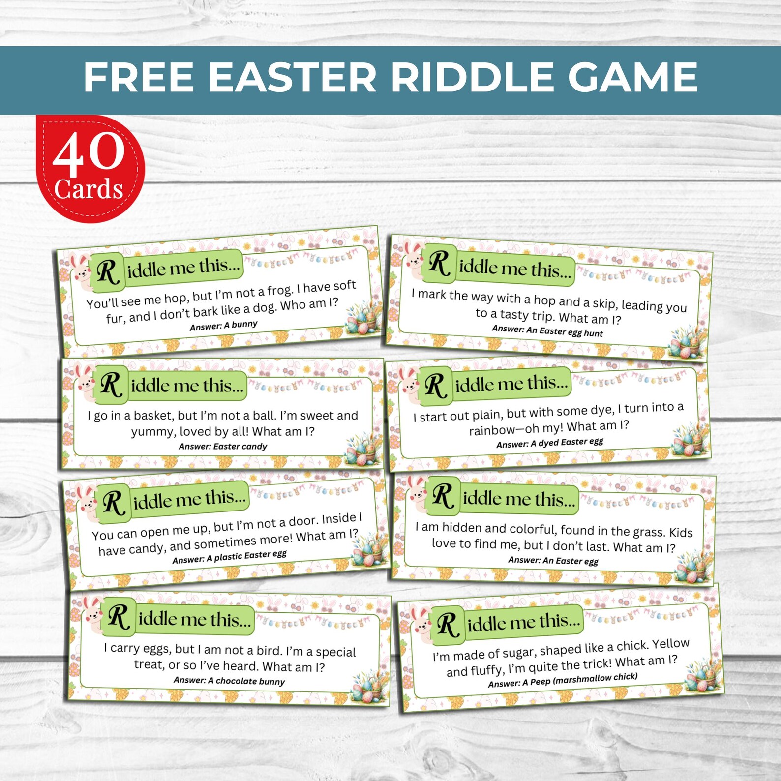 Easter Minute to Win It Games Bundle | Fun Easter Party Games for Kids ...