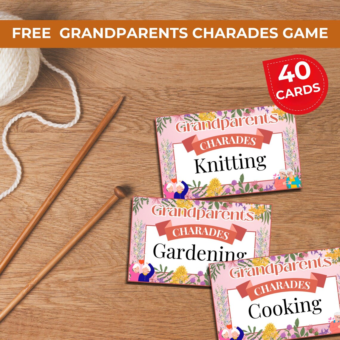 Grandparents Friendly Feud Game for Family Gatherings, Grandparents Day ...