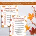Fun Thanksgiving Dice Game Printable for Kids & Family | Holiday Table ...