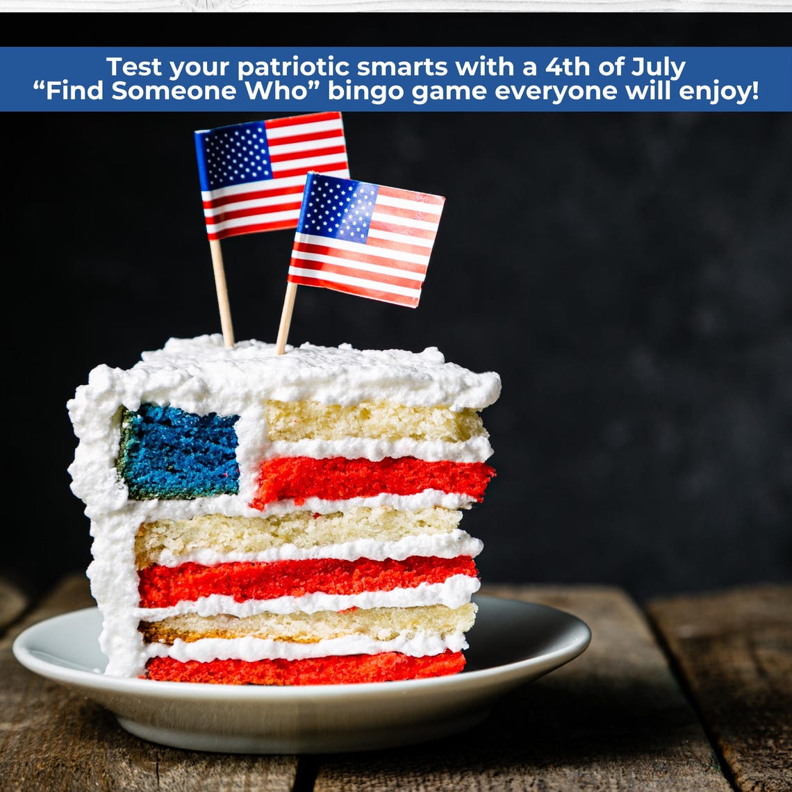 4th of July Bingo Game Find Someone Who for Families & Kids, Free ...